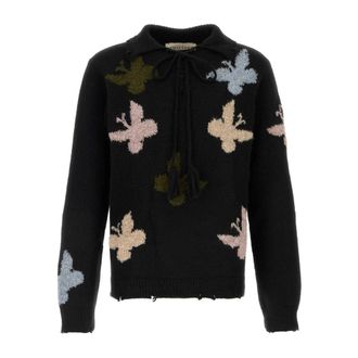Baziszt Bowrain Sweater - - Knitwear - Herren - Schwarzk - XL