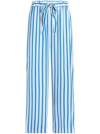 Polo Ralph Lauren Gestreifte Straight-Leg-Hose - Blau