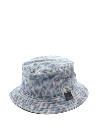 Dior bob à imprimé léopard (années 2010) - Bleu