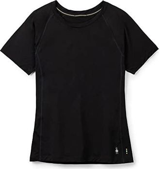 Smartwool Active Ultralite Short Sleeve T-Shirt, Black, M Femme
