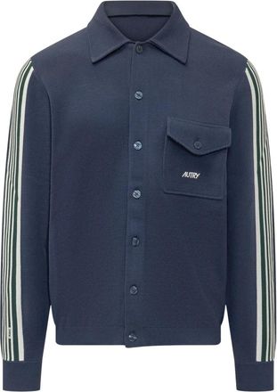 Autry Homme, Pulls, Bleu, Taille: M Veste en maille principale
