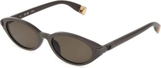 Furla Lunettes de soleil Sfub49 - Femme - Accessoires - Gris - Taille: 54 MM
