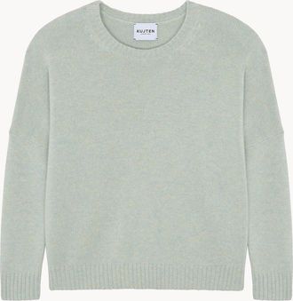 Kujten Pull cachemire col rond oversize femme, 6 fils - Pull Romelie