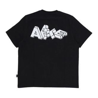 Arte Block Print T-Shirt - - Tops - Herren - Schwarzk - S
