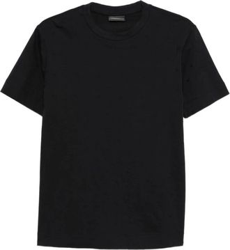 Emporio Armani Homme, Tops, Bleu, Taille: 2XL T-Chemises
