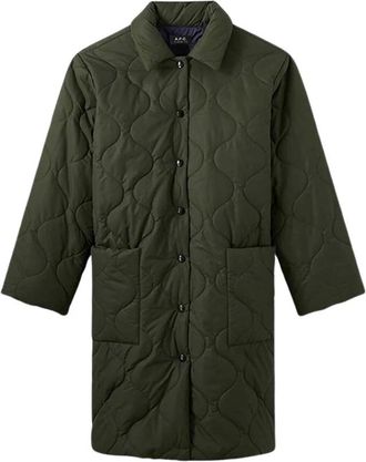 A.P.C. A.p.c., Damen, M&auml;ntel, Gr&uuml;n, XSGr&ouml;&szlig;e