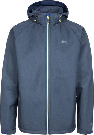 Trespass Herren Maverick wasserdichte Softshelljacke mit verstellbarer Kapuze mit Rei&szlig;verschluss