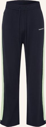 Casablanca Strickhose Aus Merinowolle Mit Galonstreifen blau