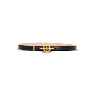 Balmain Femme, Accessoires, Noir, Taille: 90 CM Ceinture T-Bar en veau