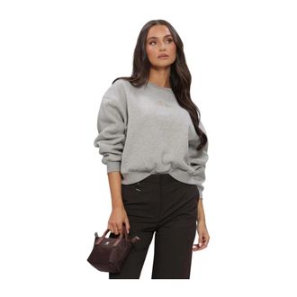 Tommy Hilfiger Gold Script Fleece RLX C-Nk SWT - - Sweatshirts & Hoodies - Damen - Grau - L