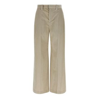Brunello Cucinelli Lockere Hose - - Trousers - Damen - Beige - M