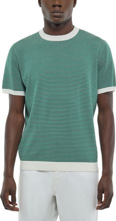 Fursac T-shirt ray&eacute; en coton merceris&eacute; - Taille XXL - Homme