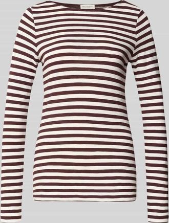 Marc O'Polo Regular Fit Langarmshirt aus reiner Baumwolle