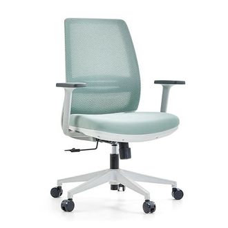 hjh OFFICE B&uuml;rostuhl ergonomisch PROFONDO ECO W Drehstuhl atmungsaktiv mit Verstellbarer Lordosenst&uuml;tze, Netzstoff/Stoff, Mint