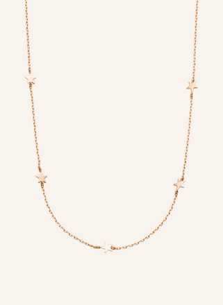 Leaf Halskette Mini Stars Aus 14 Karat Gelbgold rosegold