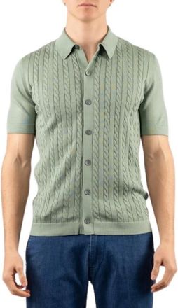 Gran Sasso Homme, Chemises, Vert, Taille: XL Short Sleeve Shirt