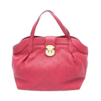 Louis Vuitton Pre-owned Saurus PM Monogram Mahina Handtasche - - Pre-owned - Damen - Rosa - ONE SIZE