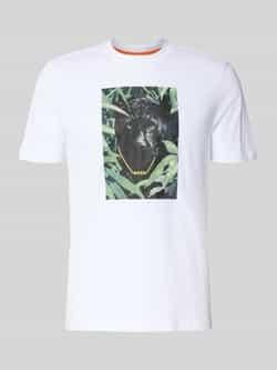 Boss Orange by Hugo Boss Regular Fit T-Shirt aus reiner Baumwolle Modell ANIMALI
