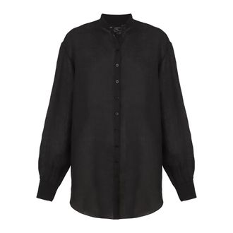 Cortana Raoul- graues Ramiehemd- - - Blouses & Shirts - Damen - Grau - S