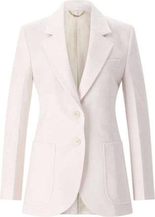 Victoria Beckham Femme, Vestes, Rose, Taille: 40 FR Blazer Tailleur Crois&eacute; &agrave; Deux Boutons