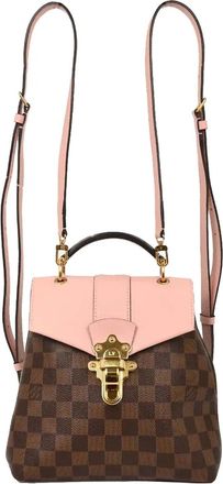 Louis Vuitton 2018 damier turn-lock backpack - Braun