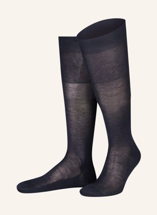 Falke Kniestr&uuml;mpfe Luxury No. 9 blau