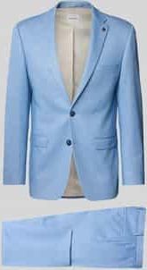 Roy Robson Regular Fit Anzug mit Reverskragen und B&uuml;gelfalte