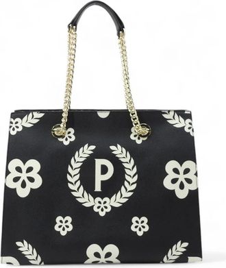 Pollini Homme, Sacs, Noir, Taille: ONE Size Puffy Heritage Tote Bag Avec Poignées Amovibles