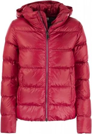 Colmar Daunenjacke mit abnehmbarer Kapuze - - Jackets - Damen - Rot - 2XL