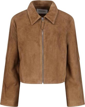 Low Classic Blouson En Cuir - Marron