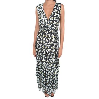 Diane Von F&uuml;rstenberg Robe longue - Femme - Robes - Multicolore - Taille: 36 FR