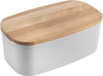 Metaltex Brotkasten Bready, Swiss-made, mit Schneidebrett Deckel