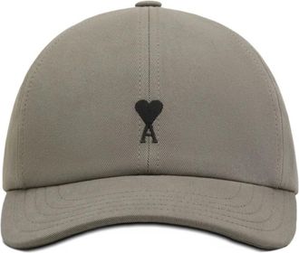 Ami Homme, Accessoires, Gris, Taille: ONE Size Ami de Coeur Embroidery Cap