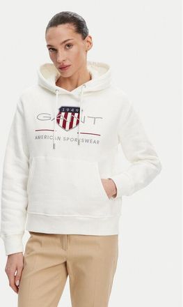 GANT Sweatshirt Archive Shield 4200276 &Eacute;cru Regular Fit