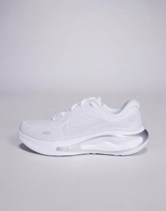 Nike Journey Run - Baskets - Blanc et argent&eacute;