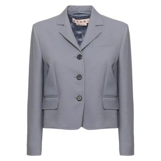 Marni Klassischer Revers-Blazer - - Jackets - Damen - Blau - 2XS
