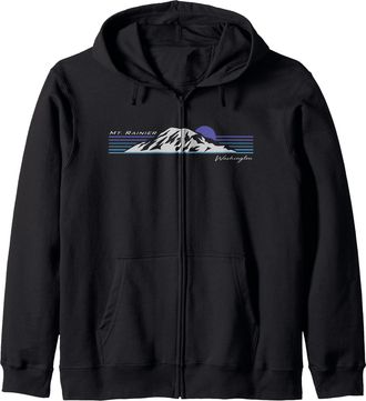 Trendy Apparel Mt. Rainier Washington Retro 90s Gradient Kapuzenjacke