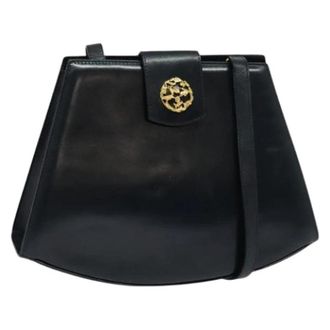 Ferragamo Pre-owned Leder-Schultertasche - - Pre-owned - Damen - Schwarzk - ONE SIZE