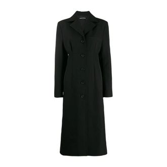 Kwaidan Editions Taillierter Strukturmantel - - Coats - Damen - Schwarzk - S