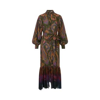 Etro Midi Hemdkleid - - Dresses - Damen - Mehrfarbig - M