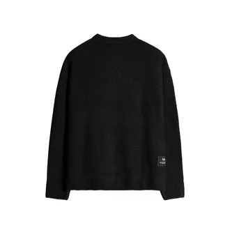 adidas Graphic Skull Intarsia Knit Sweater - Black