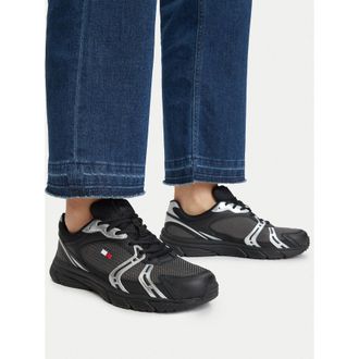 Tommy Jeans Sneakers Tommy Jeans Tjw Modern Runner EN0EN03085 Schwarz