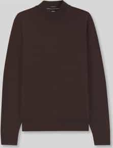 HUGO BOSS Regular Fit Pullover aus reiner Schurwolle Modell Bjarno