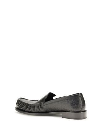 Dries Van Noten Mens Leather Loafers Black