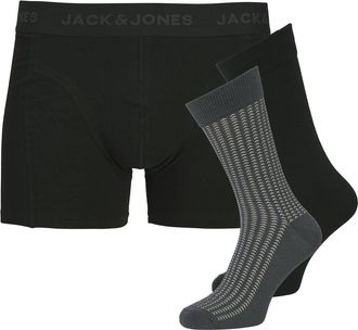 Jack & Jones Jack & Jones Set Boxershorts und Socken Trent Giftbox 12285126 Schwarz