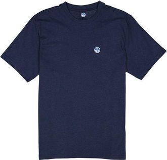 North Sails Herren T-Shirt blau Baumwolle