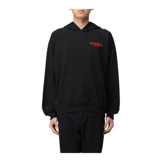 Just Cavalli Schwarzer Logo Hoodie Stilvoll Vielseitig - - Sweatshirts & Hoodies - Herren - Schwarzk - 2XL