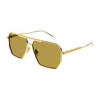 Bottega Veneta Homme, Accessoires, Jaune, Taille: 60 MM Lunettes de soleil
