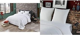 Dodo | Couette Chaude Ecoresponsable 220x240 | pour lit 2 Personnes | Fabriqué en France | Couette Arizona Ultra Douce | Lavable en Machine à 40°c Oreiller