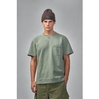 Denham S03 Pocket Tee Army Green - Classic Fit